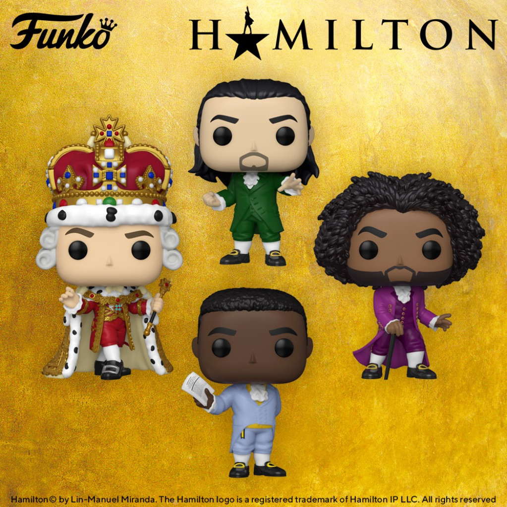 Musical "Hamilton" powraca z czterema nowymi figurkami! • POPVINYL.PL
