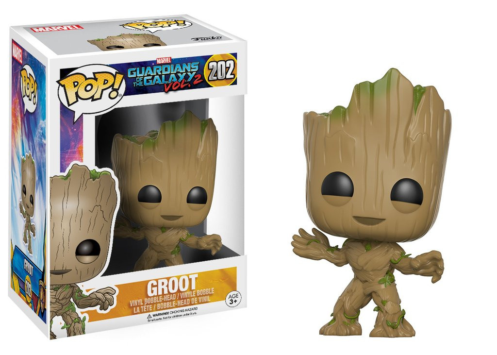 Figurka Groot z serii Strażnicy Galaktyki vol. 2 - Funko Pop! Vinyl ...