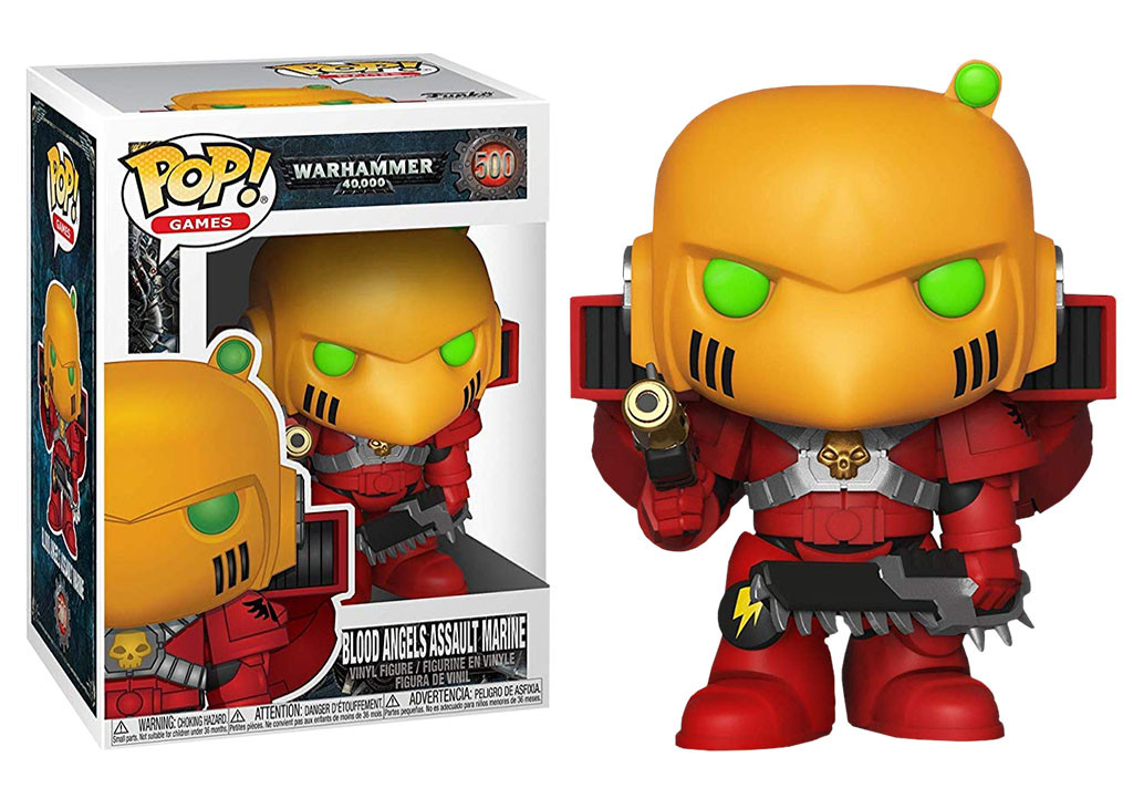 Figurka Blood Angels Assault Marine z serii Warhammer 40K - Funko Pop ...