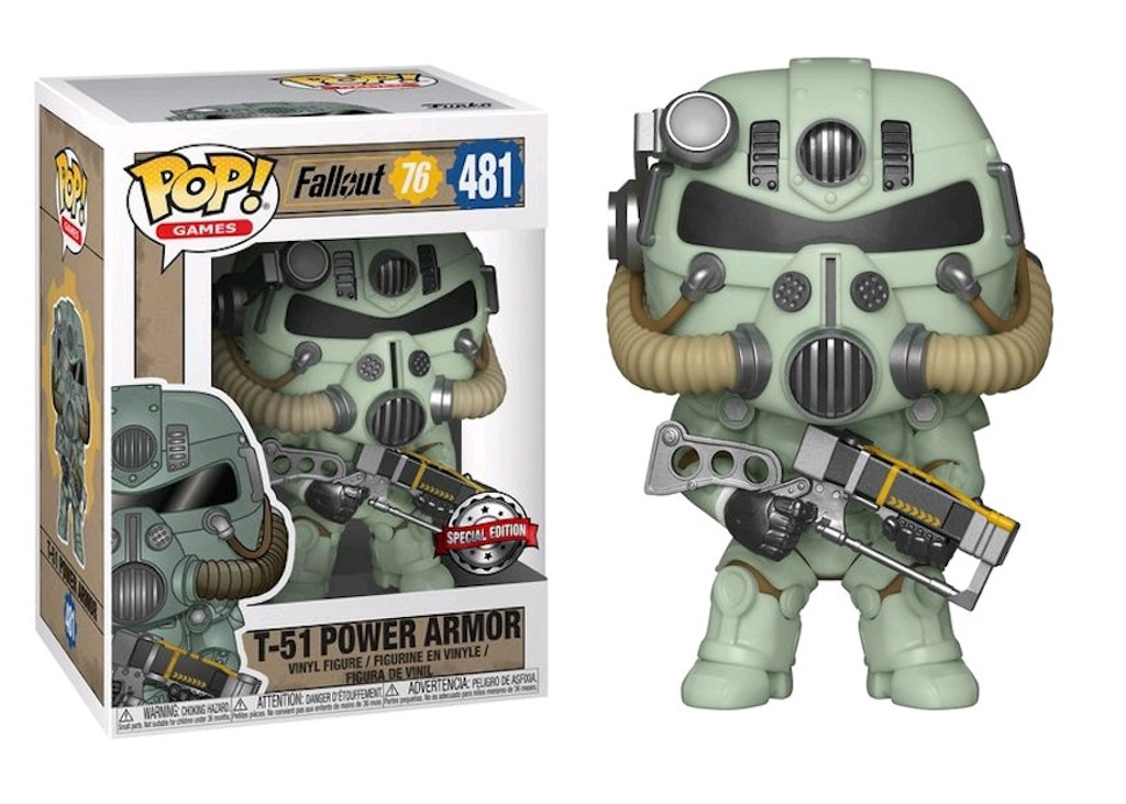 Figurka T-51 Power Armor 2 z serii Fallout 76 - Funko Pop! Vinyl: Gry ...