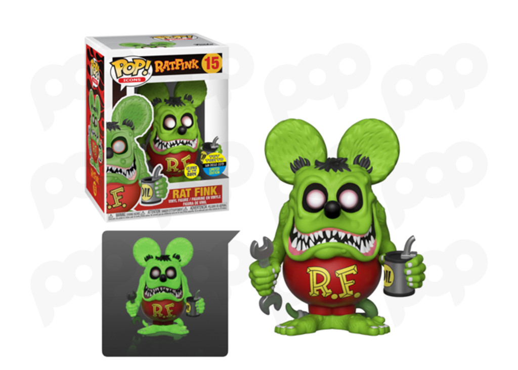 Figurka Rat Fink z serii Rat Fink - Funko Pop! Vinyl: Ikony • POPVINYL.PL