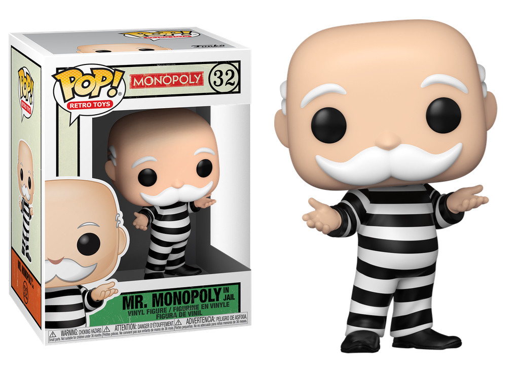 Figurka Mr. Monopoly In Jail z serii Monopoly - Funko Pop! Vinyl: Ikony ...