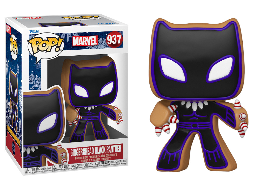 Figurka Czarna Pantera z serii Świąteczne - Funko Pop! Vinyl: Marvel ...