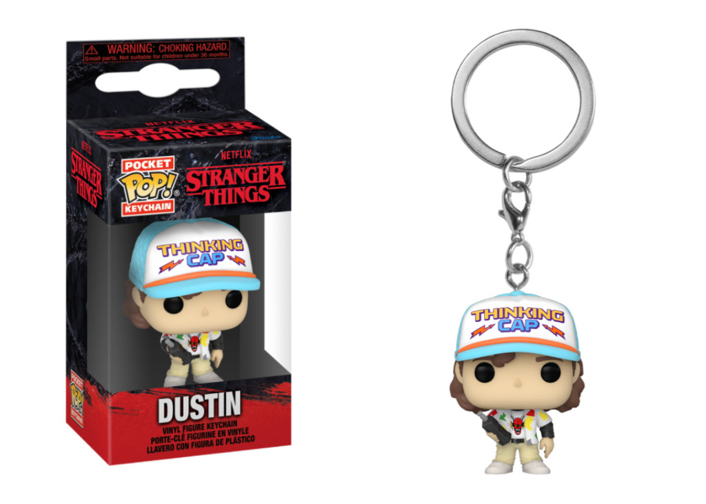Brelok Dustin z serii Stranger Things - Funko Pop! Breloki • POPVINYL.PL