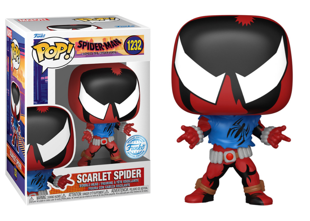 Figurka Scarlet Spider z serii Spider Man: Poprzez multiwersum - Funko ...