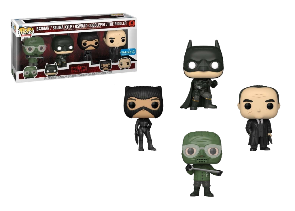 Figurka Batman & Selina Kyle & Oswald & The Riddler z serii Batman ...