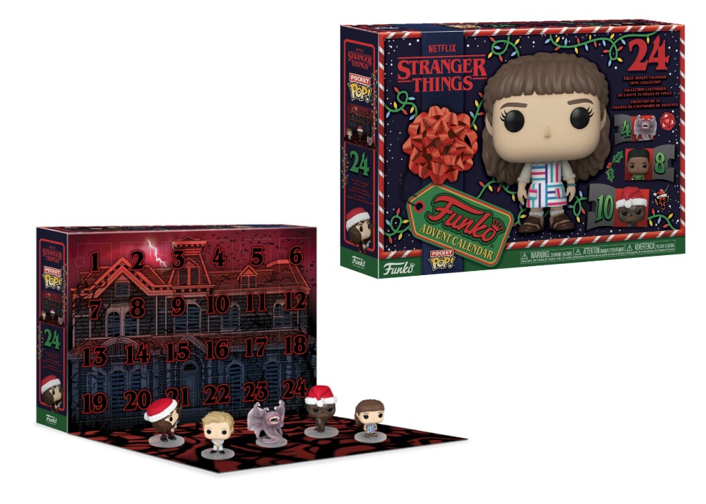 Kalendarz adwentowy z serii Stranger Things (24 figurki) - Funko Pop ...